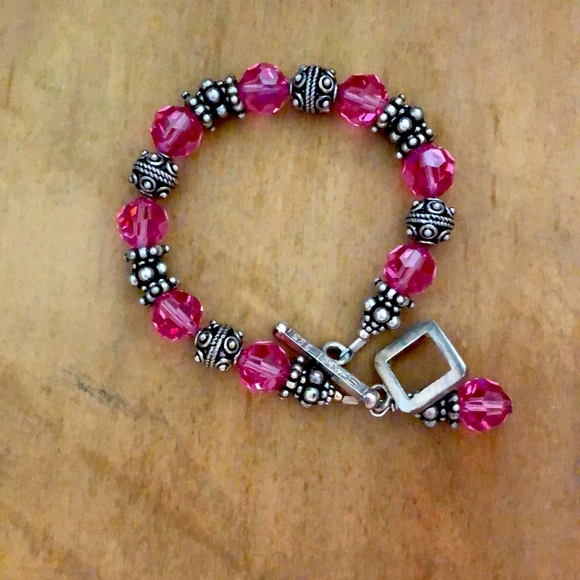 Saki | Jewelry | Saki 925 Gorgeous Beaded Bracelet | Poshmark